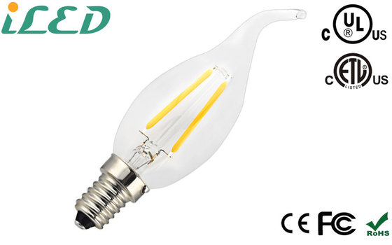 90-265v 2 Watt Led Filament Bulbs E12 E14 E27 2 Years Warranty