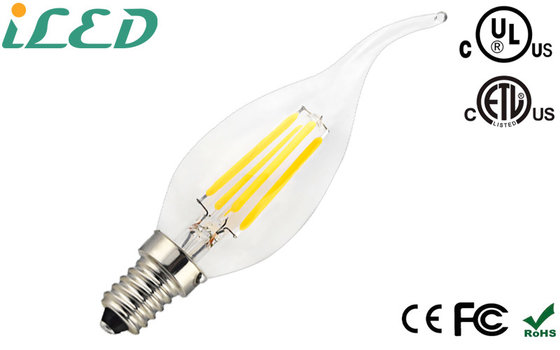 2200k 2700k 4000k 6000k C35T Led Filament Candle Bulb E12 4w 6w