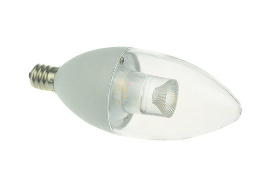 250lm E12 E27 B15 Base LED Candle Light Bulbs Aluminum Alloy Plastic PC