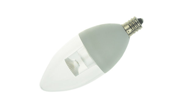 250lm E12 E27 B15 Base LED Candle Light Bulbs Aluminum Alloy Plastic PC