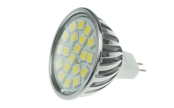 4W SMD 5050 Daylight White Mr16 LED Spot Light Dimmable 12V 24V