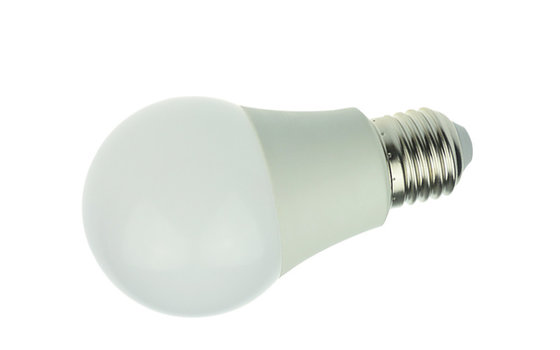 PSE listed 100V AC Dimmable A60 LED Globe Light Bulb 7W B22 Base Pure White