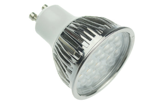 50W Equivalent Gu10 LED Light Bulbs 2700K-4500K Pure White 220V 230V