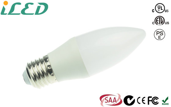 120V AC SMD 2835 Coloured E27 Candle Light Bulbs ETL cETL Certified