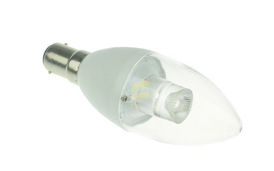 5W Environmental LED Candle Light Bulbs 6500 Kelvin Dimmable AC 220 Volts