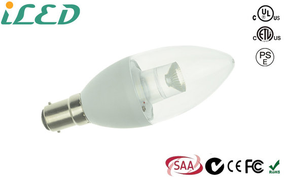 5W Environmental LED Candle Light Bulbs 6500 Kelvin Dimmable AC 220 Volts