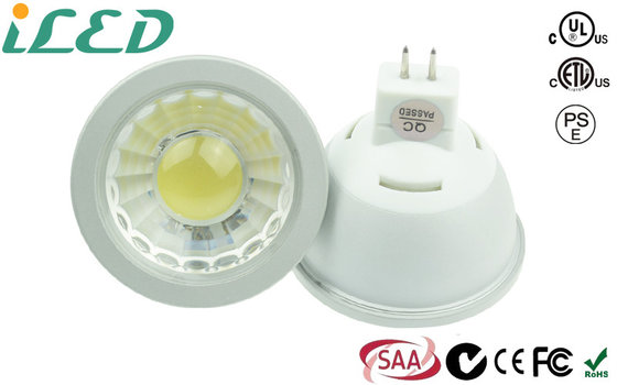 ETL cETL Listed AC 110V 7W COB Dimmable 3000K 4000K Spot LED Light MR16 GU5.3
