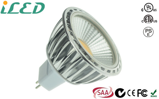 70lm / W Mr16 LED Spot Light Epistar 5W Wide Beam Angle 12V DC/AC 24V DC