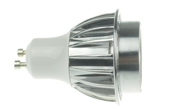38 Degree 7 Watt Indoor GU10 LED Light Bulbs 100-265V AC 600lm Cool White