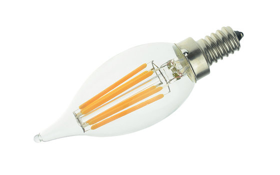 6W 3000K Dimmable C32 Led Filament Bulbs with 2 Year Warranty
