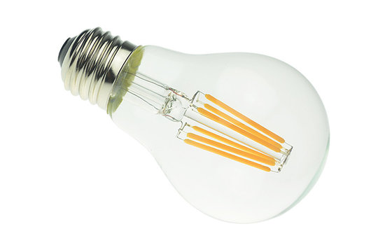 60 Watt Filament Bulb Equivalent E26 6W 120 Volt Dimmable A19 Warm White