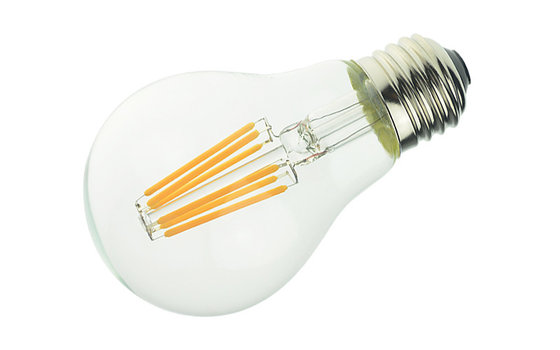 60 Watt Filament Bulb Equivalent E26 6W 120 Volt Dimmable A19 Warm White