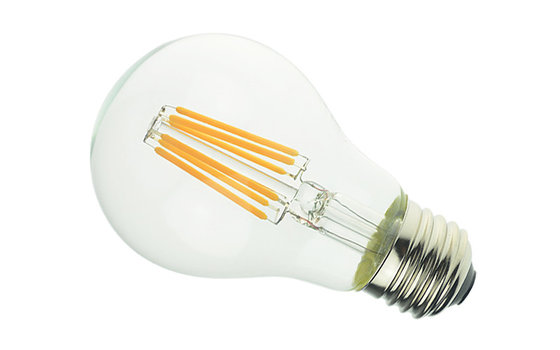 60 Watt Filament Bulb Equivalent E26 6W 120 Volt Dimmable A19 Warm White
