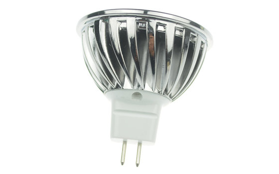 120 Degrees Beam Angle SMD5050 Mr16 LED Light Bulbs Cool White 6000K 4W 12V