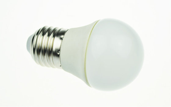 High Power SMD LED Globe Light Bulb E27 E14 3W Warm White 250 - 280lm Luminous Flux