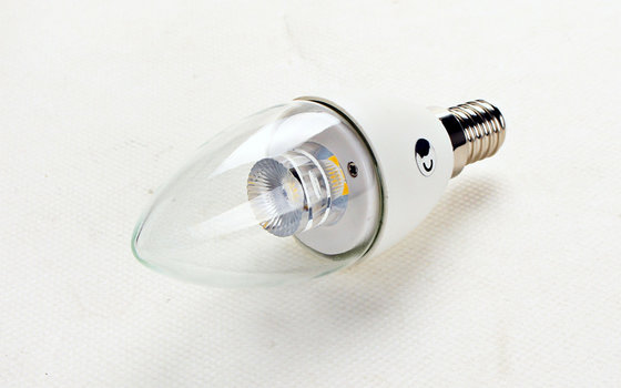 45W Equal High lumens SMD LED Candle Light Bulbs 5W E14 Dimmable 80 cri