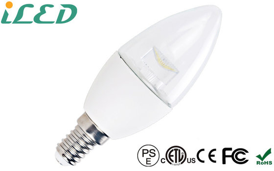 45W Equal High lumens SMD LED Candle Light Bulbs 5W E14 Dimmable 80 cri