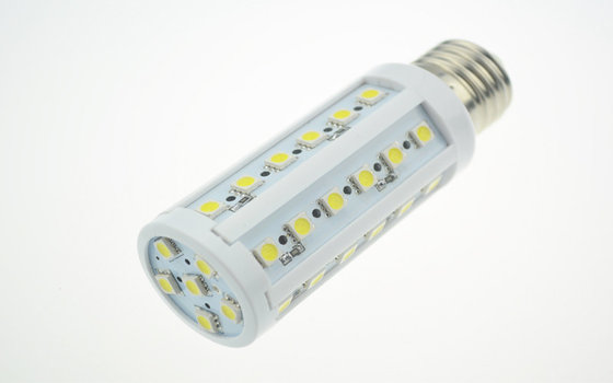 42Pcs SMD5050 12V DC Corn Cob Light Bulb Warm White 600LM 7w LED Corn Bulb E14