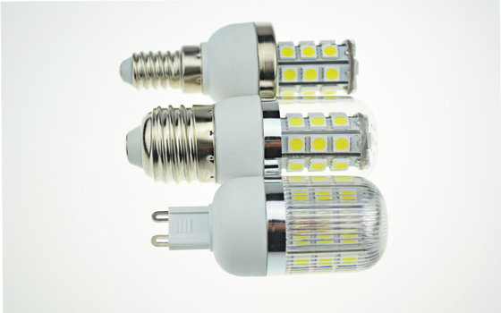 CE RoHS 3W 3.5W 3.8W 5050 SMD Mini LED Corn Light Bulb G9 220 - 240V AC 360 Degree