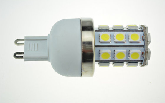 SMD Mini 4W Corn LED Light Bulbs G9 Replacement 40W Halogen 430LM Clear Cover 220V