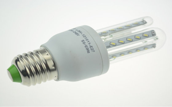 CE RoHS 3U Screw Base 330LM 3W E27 LED Corn Cob Light Bulbs 120 Volt SMD 3014 6400K
