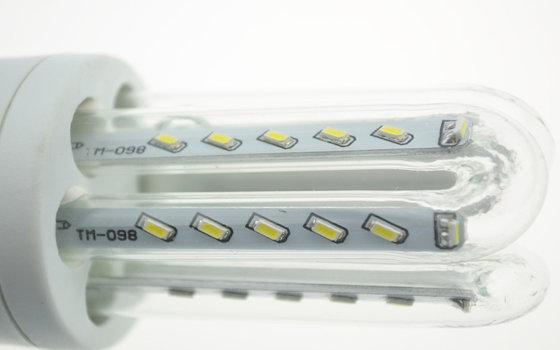CE RoHS 3U Screw Base 330LM 3W E27 LED Corn Cob Light Bulbs 120 Volt SMD 3014 6400K