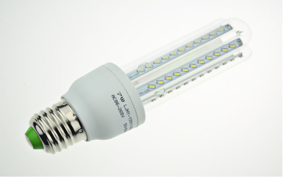 90 - 245V E27 E14 G24 B22 LED Corn Bulb U - shape 7W with Aluminum Heat Sink