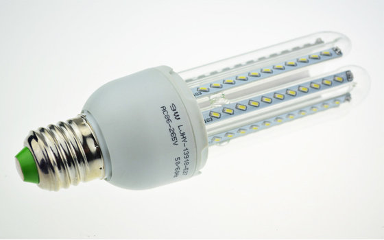 850 - 880LM Natural White 4000K LED Corn Cob Lamps E27 G24 3U Lamp SMD3014 9Watt
