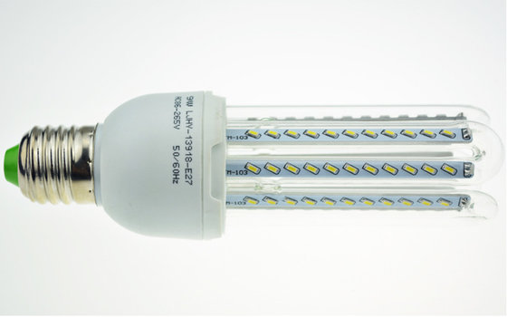 850 - 880LM Natural White 4000K LED Corn Cob Lamps E27 G24 3U Lamp SMD3014 9Watt