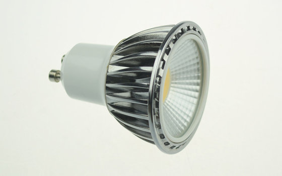 5Watt COB Gu10 LED Warm White Light Bulbs with Aluminum Alloy Housing + PC Cover
