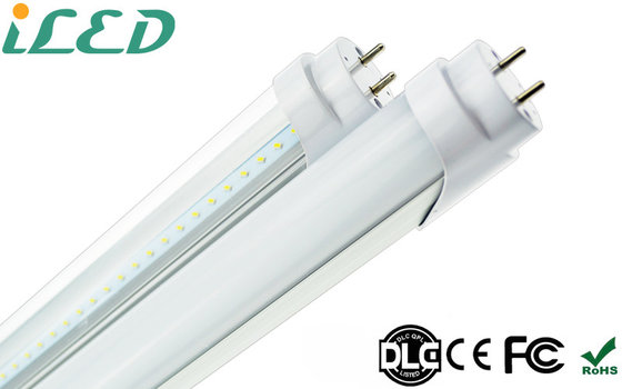 DLC listed G13 Base 600mm 2ft T8 LED Tube Light 10W 4000K 100 - 277V AC 120 Degree