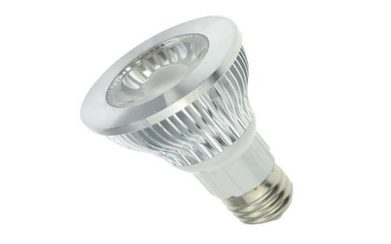7W E26 E27 COB Recessed PAR20 LED Bulb , 38 Degree Narrow PAR20 LED Lamp RoHS