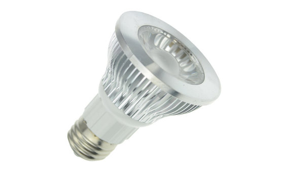 7W E26 E27 COB Recessed PAR20 LED Bulb , 38 Degree Narrow PAR20 LED Lamp RoHS