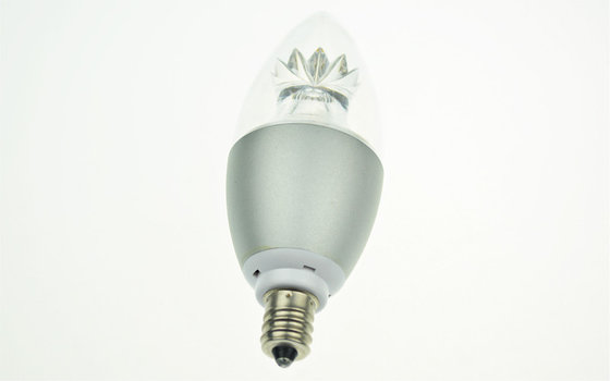Soft White 5W Flame Tip LED Clear Candle Light Bulbs 120 Volt 50 Watts Equal