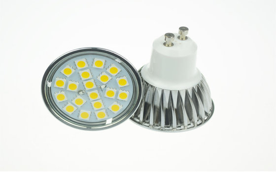 Aluminum Housing GU10 4W SMD LED Spotlight Bulb Dimmable 220V Warm White 3000K