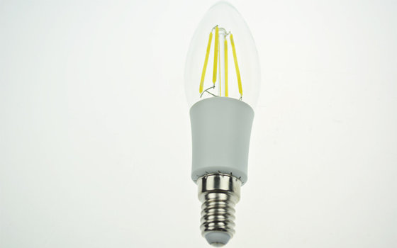 E14 E12 4W LED Candle Bulbs 40W Equivalent , Decorative candle light bulbs Cool White