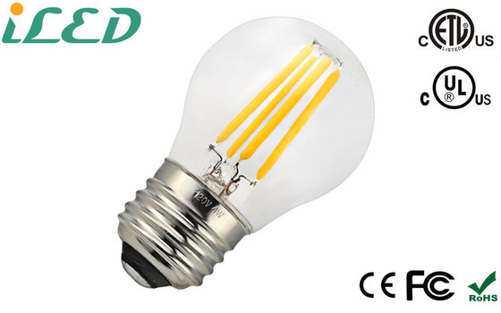 E12 E14 E17 E26 E27 G45 の地球はフィラメントの電球 4w 120v Dimmable を導きました
