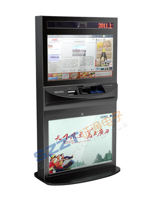 ZT2781 High Safety Large Screen lobby Kiosk with large size touch monitor