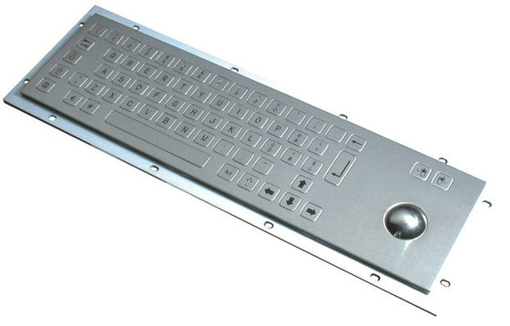 ZT3011 IP64 Kiosk Metal Trackball, Stainless Steel Trackball Meet ISO / IEC 9995