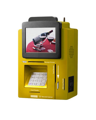 ZT2312 Wall mounted Bill Payment Kiosk / Smart Payment Terminal Blue Yellow
