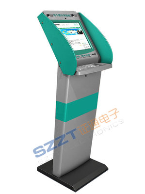 ZT2177 Self Service Internet Kiosks / Interactive Information Kiosk with Metal Keyboard