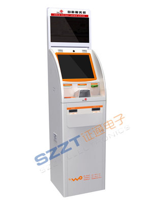 二重スクリーンが付いている ZT2081 多機能のビルの支払及び切符の販売のキオスク