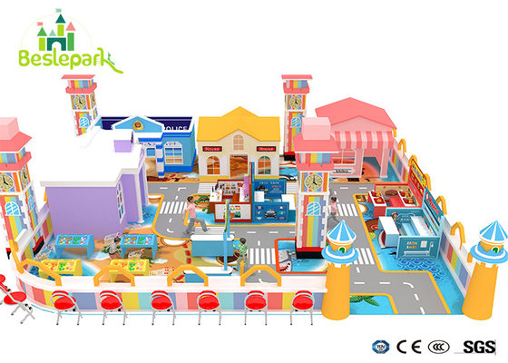 Kids Theme Playground Equipment British Style Park / Soft Play Structures