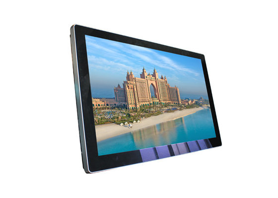 High Brightness Wall Mount 84" LCD Digital Signage Display High Definition with IR Remote