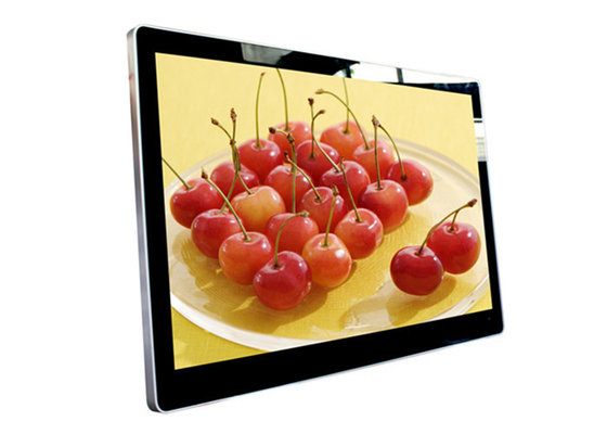 High Resolution 16 : 9 Wall Mounted Digital Signage for Shopping Mall / Lobby 65 Inch