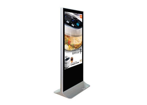 55'' Indoor Stand Alone Digital Signage Kiosk for Metro / Lobby / Cinema High Definition