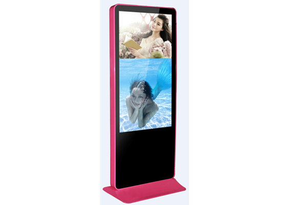 Public Advertising Totem Floor Standing Digital Signage With Network Function