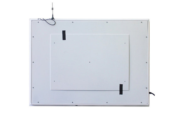Metro / Bus 19 Inch White Video Player Wall Mount Digital Signage Monitors Remote Control