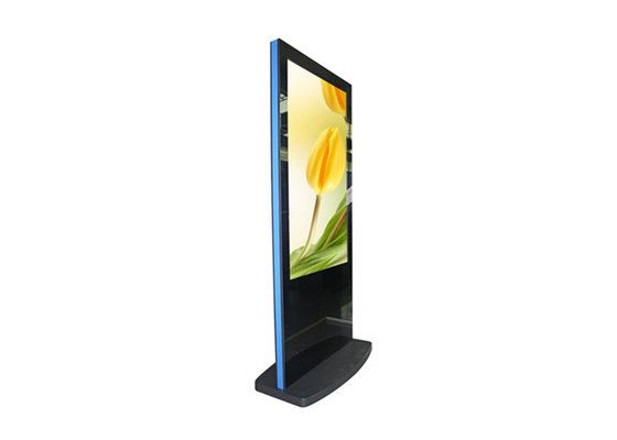 Ultra Thin Panel Hotel LCD Digital Signage Display with Lan / Wifi / 3G Network Function