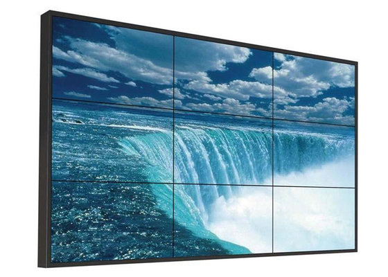 Slim Sharp LCD Video Wall Display for Shopping mMall / Commercial Building 1920*1080 Full HD